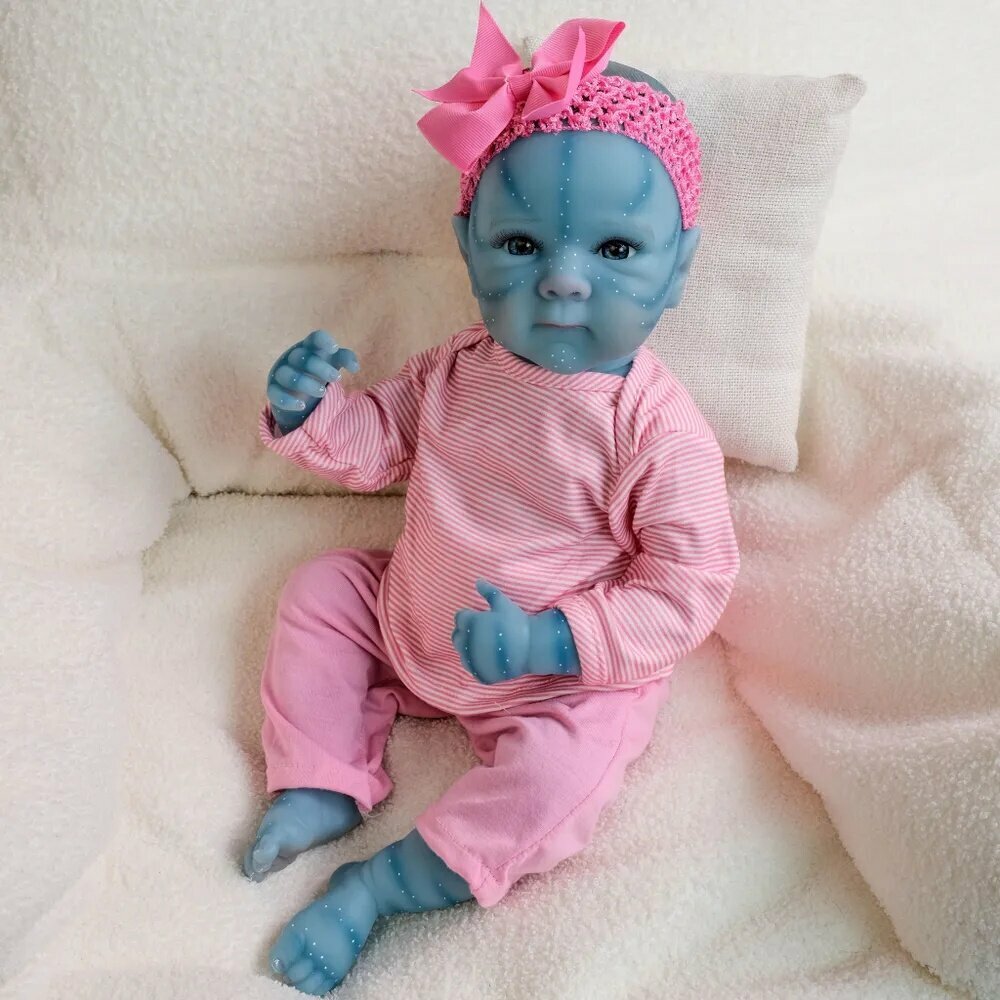 NPK 19-дюймовая Силиконовая кукла-Аватар с полным телом Девушки