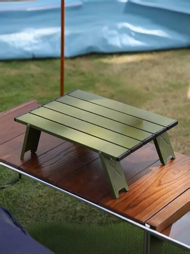 Мини стол туристический складной алюминиевый