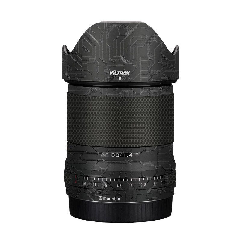 Защитный козырек Viltrox AF33F1.4 для объектива Nikon с черным циркулярным рисунком
