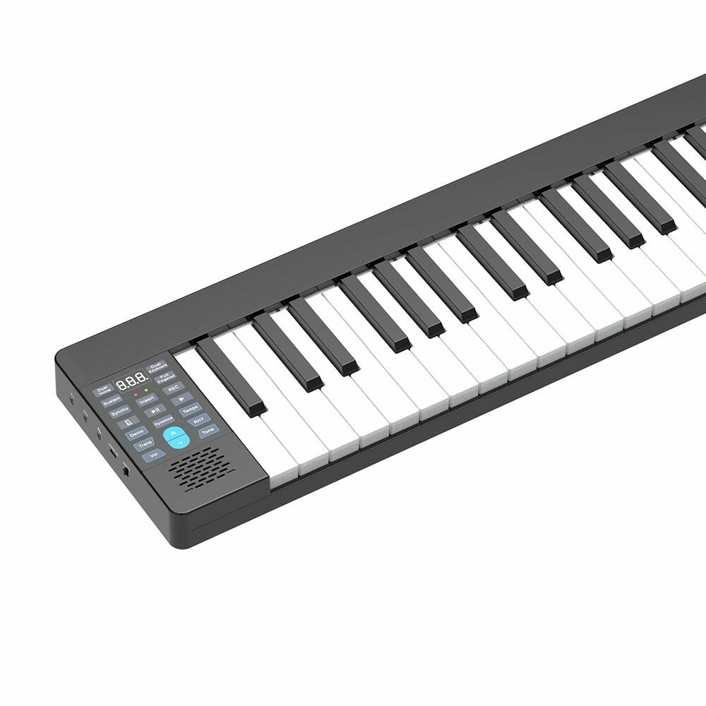 Складная 88-клавишная электронная клавиатура MIDI-клавиатура начального уровня