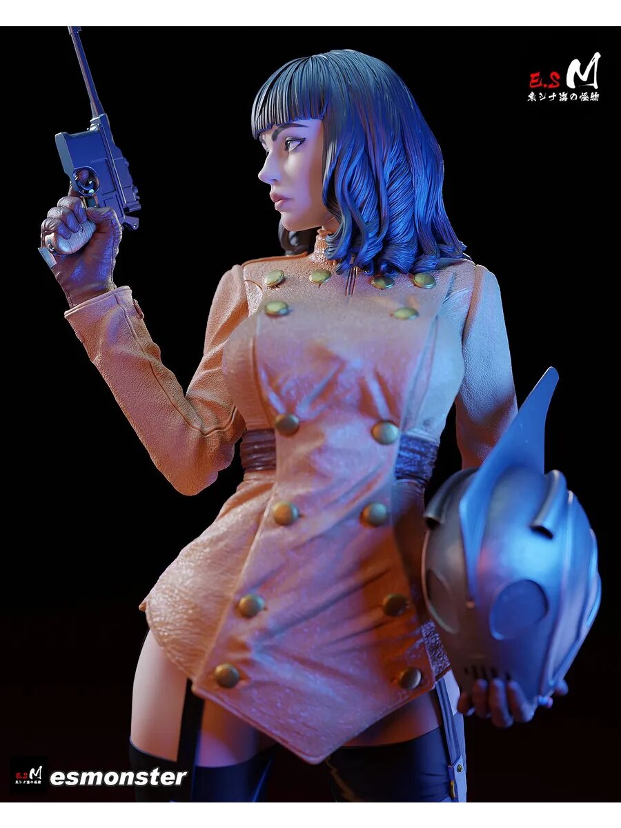 Коллекционная фигурка Rocketeer Female под покраску 20 см