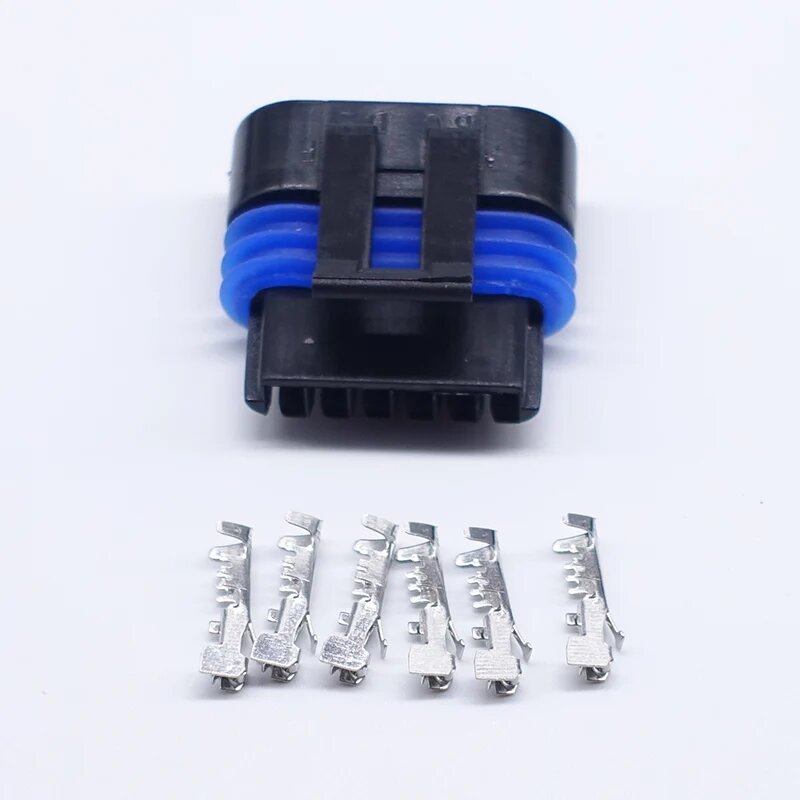 Герметичный разъем автомобильный 6-контактный metri-Pack 150,2 female