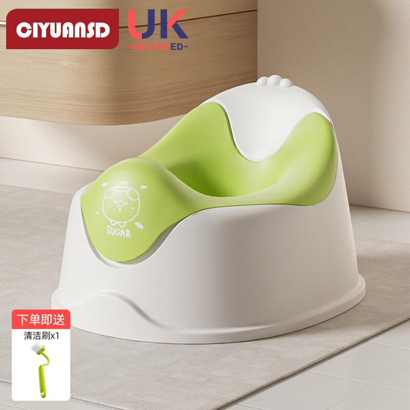 Детская унитаз Детская унитаз Малый унитаз Мальчик Девочка Детская Тренировка Туалет Домашний писсуар Зеленый