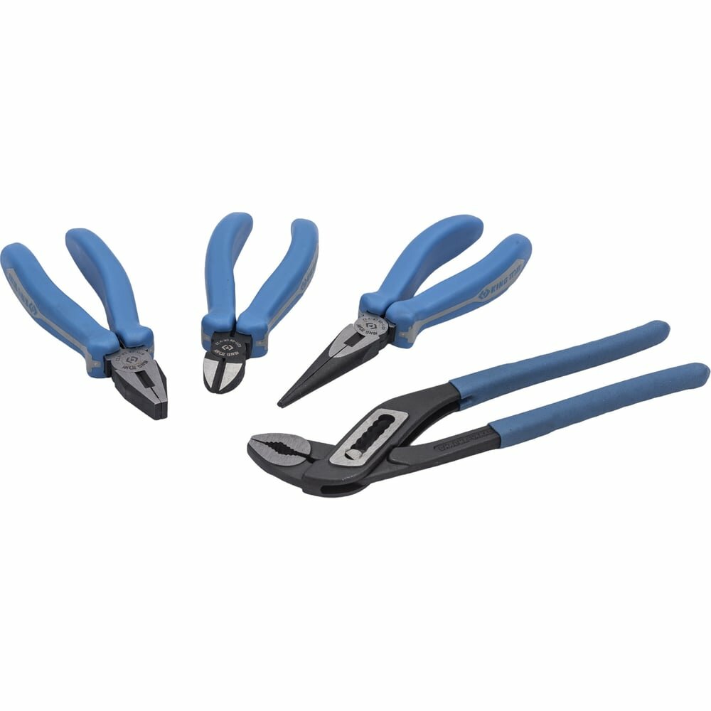 Набор пассатижей, плоскогубцев и бокорезов KING TONY 42104GP01