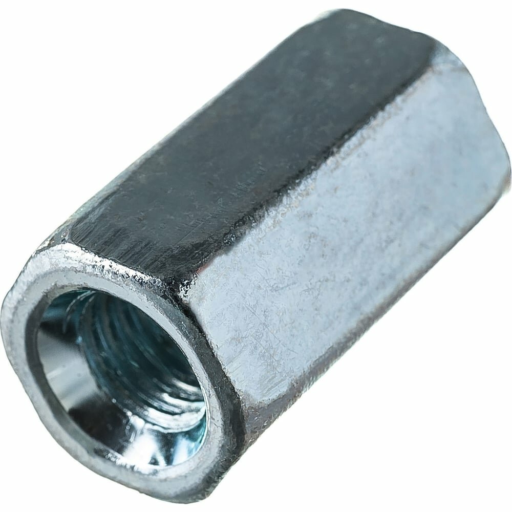 Удлиненная оцинкованная гайка ЦКИ М10 DIN6334 50 шт.