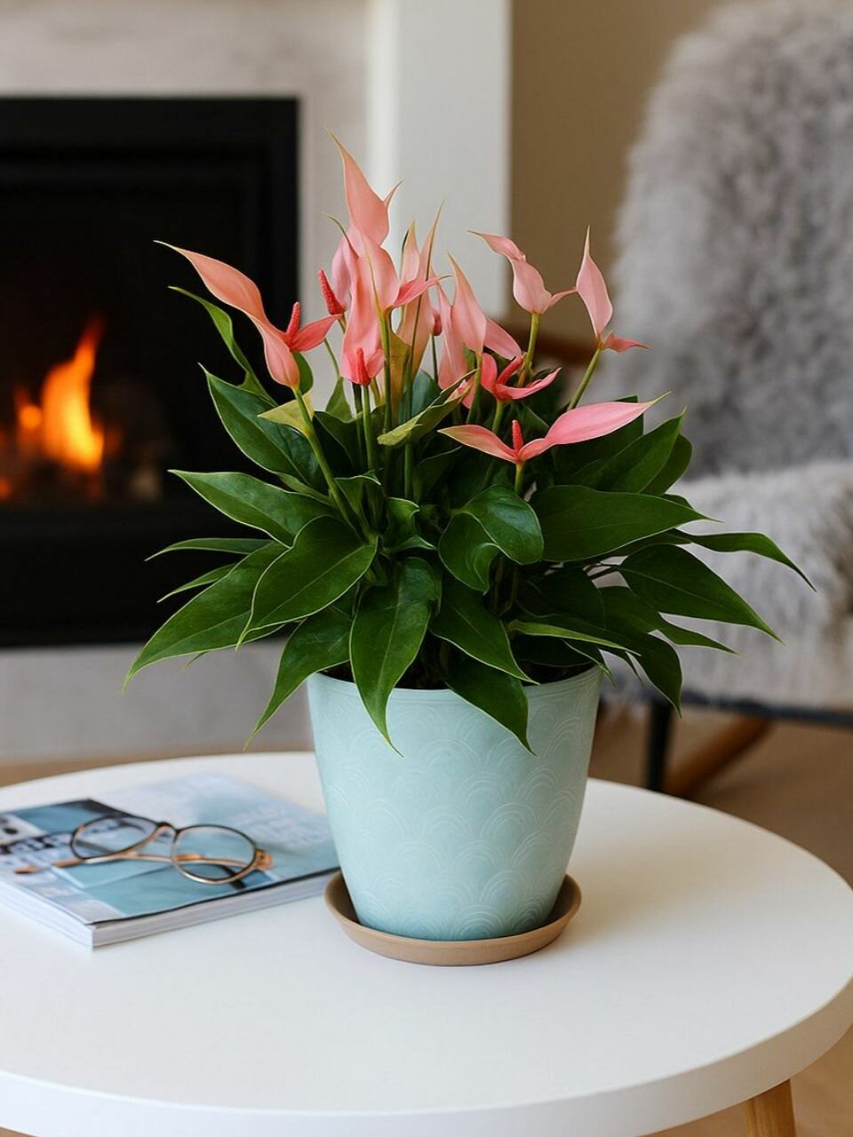 Антуриум GREEN TOWN Лили, многолетнее растение, высота 23 см