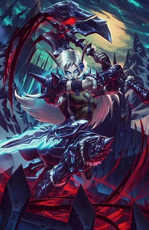 Алмазная Мозаика "Игра World Of Warcraft" 40х50 См Алмазная Вышивка / Картина Стразами Подарков / Украшения