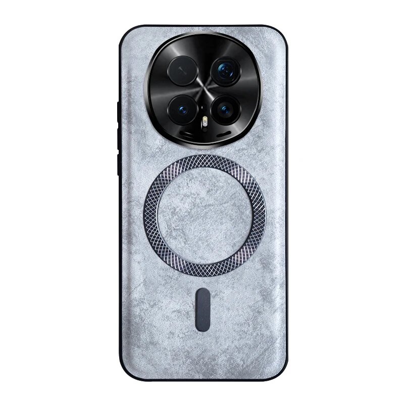 Роскошный Деловой Чехол Для Honor Magic 8/7/6 Pro Lite С Магнитной GRAY, Honor Magic 7 Pro