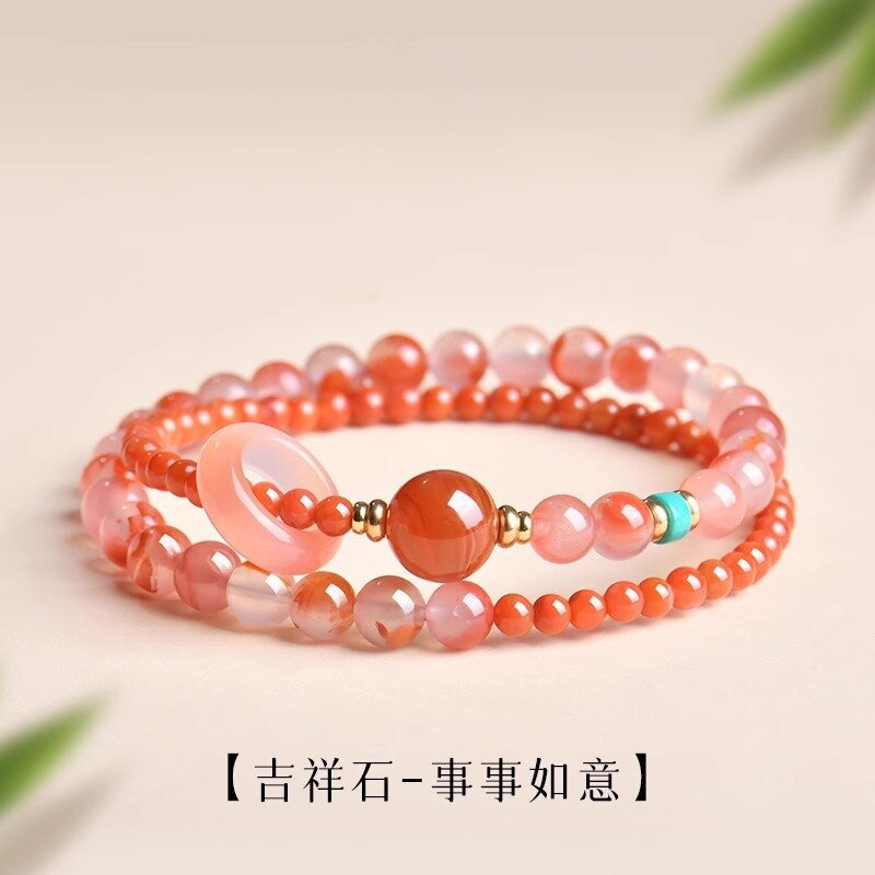 YM Mall Браслеты из бусин Фиолетовые бусины Ручная работа Творчество