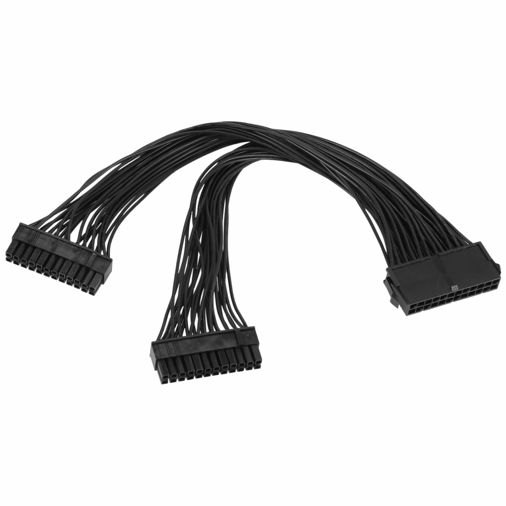 ATX 24Pin 1 на 2 порта удлинительный кабель питания PSU Male Female Splitter 24PIN