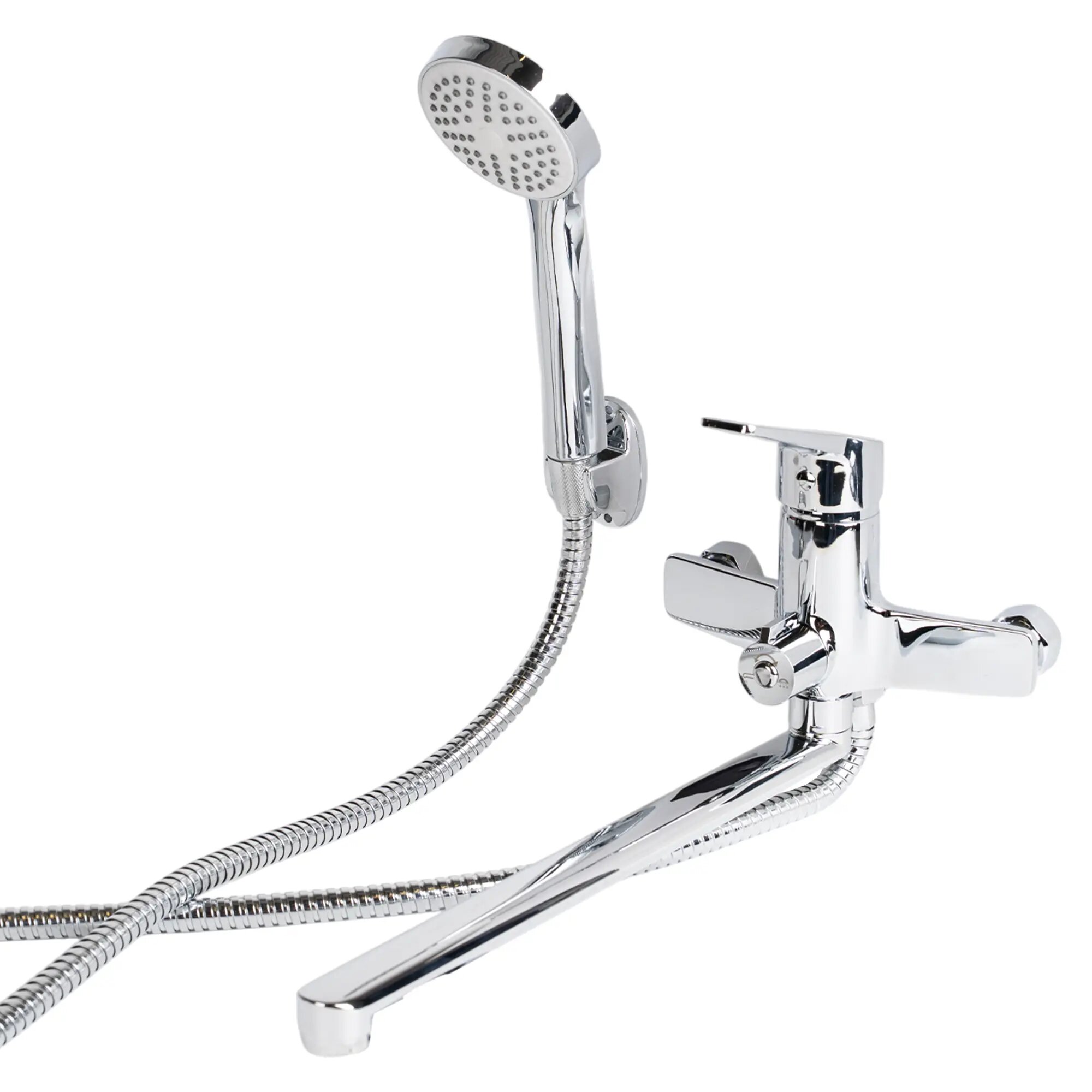 Смеситель для ванны Esko Marburg однорычажный с лейкой и шлангом цвет хром