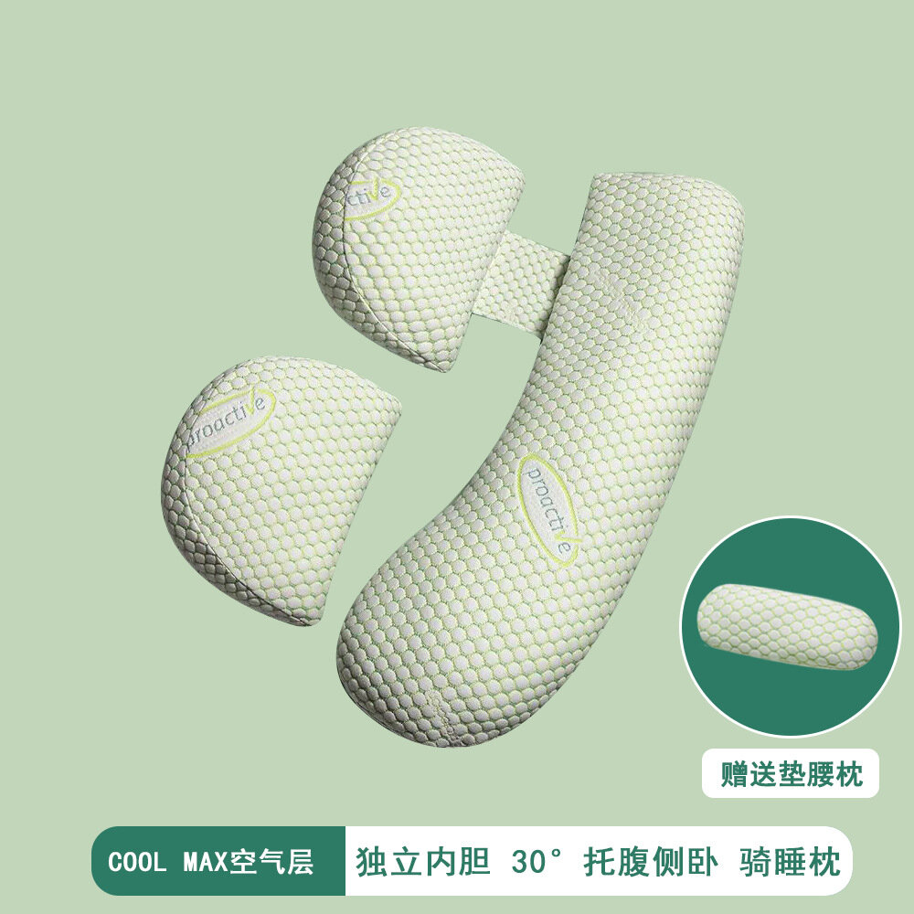 Подушка для беременных для сна на боку, подушка для поддержки живота, подушка для поясницы, средство для сна во время беременности, съемная и моющаяся, прямоугольная компрессионная подушка.