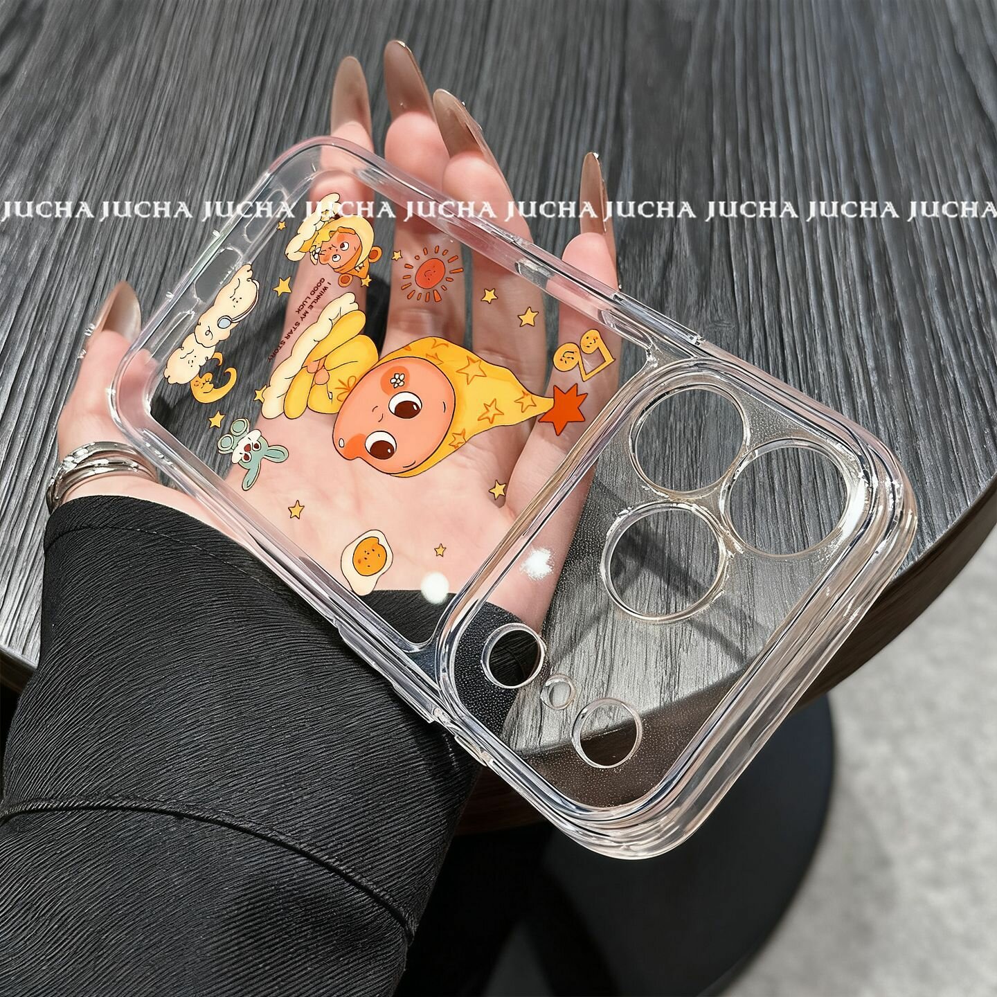 Подходит для чехла Cloud Stars People для iPhone 17, высокая эстетика, нишевый стиль Apple 16 Pro Max, художественный стиль 15