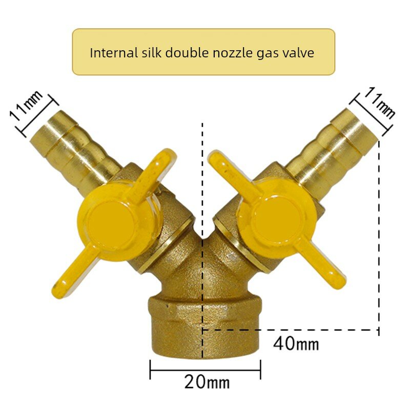 4-позиционный газовый трехходовой клапан, полностью медный шаровой кран, клапан для газа и природного газа, специальный