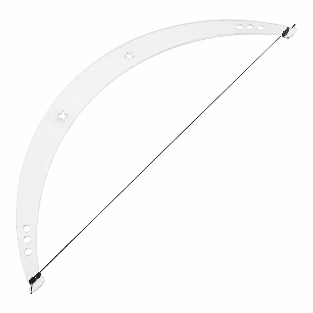 Многоцветный акриловый набор для моделирования бровей с многоразовыми шаблонами и помощником для макияжа