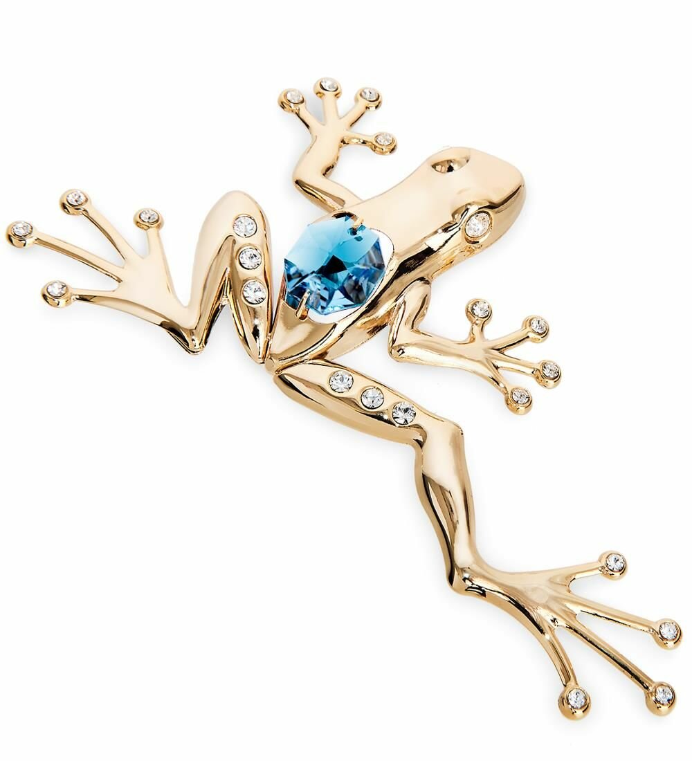 Фигурка Лягушка тропическая с цв. кр. A977422 Crystal Temptations, Металл, кристалл