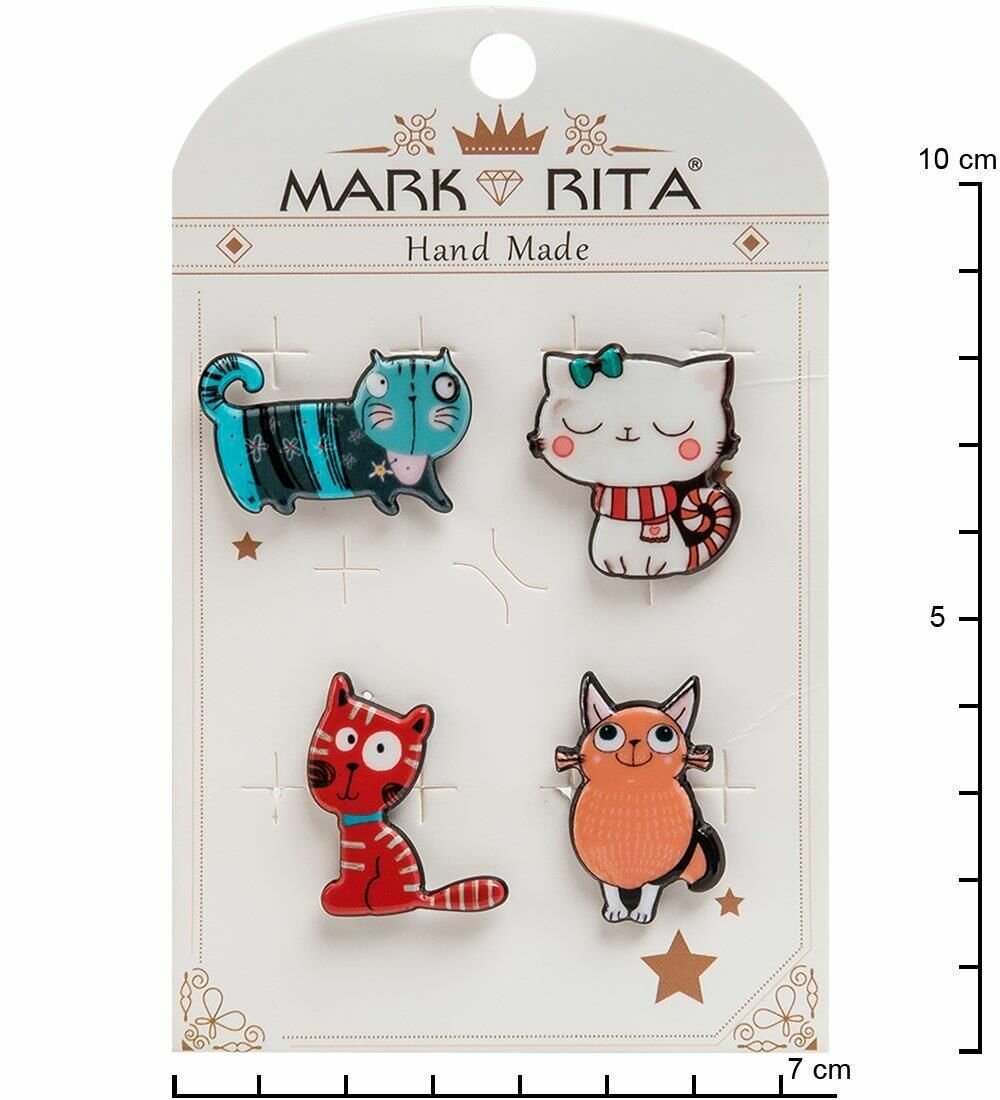 Комплект брошей, янтарь