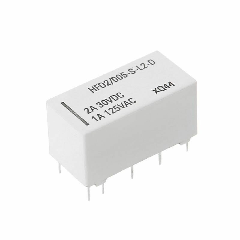 Реле бистабильное DPDT 5V HFD2/005-S-L2-D, - Другое