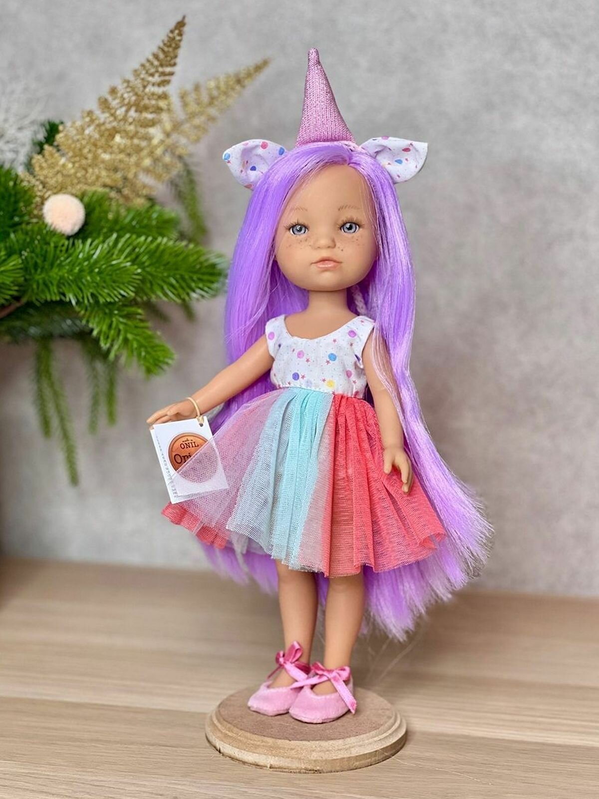 Кукла BERJUAN виниловая 35 см Fashion Girl