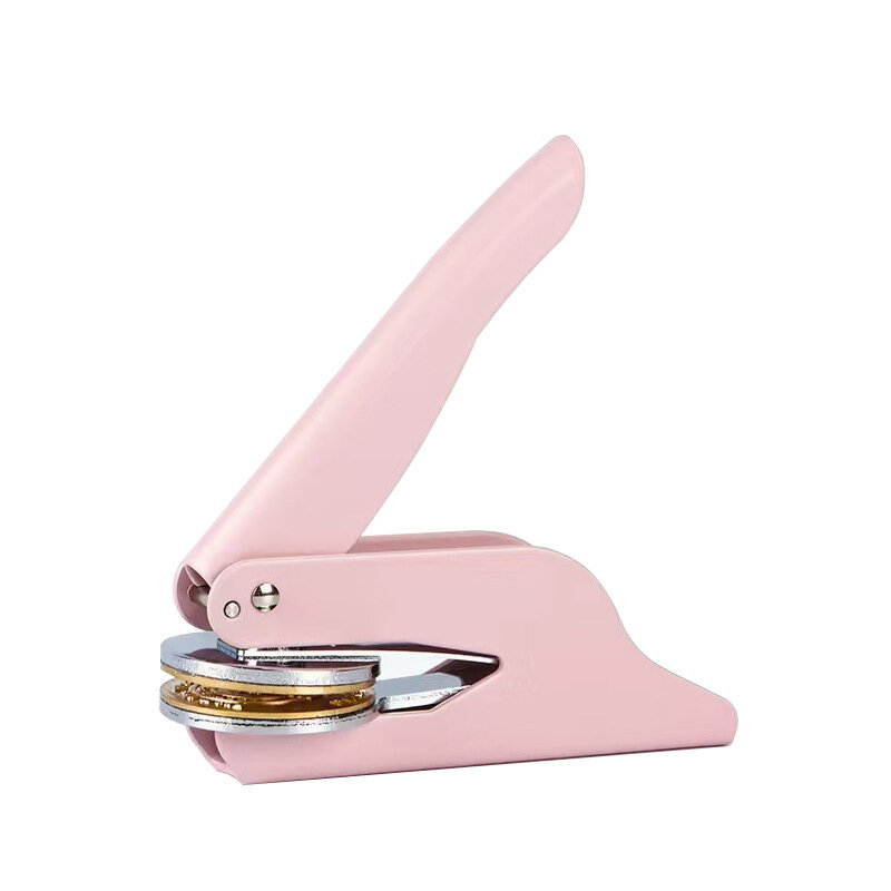 Черная стальная печать для офиса, печать для дипломов, гравировка, тиснение, черная большая подставка