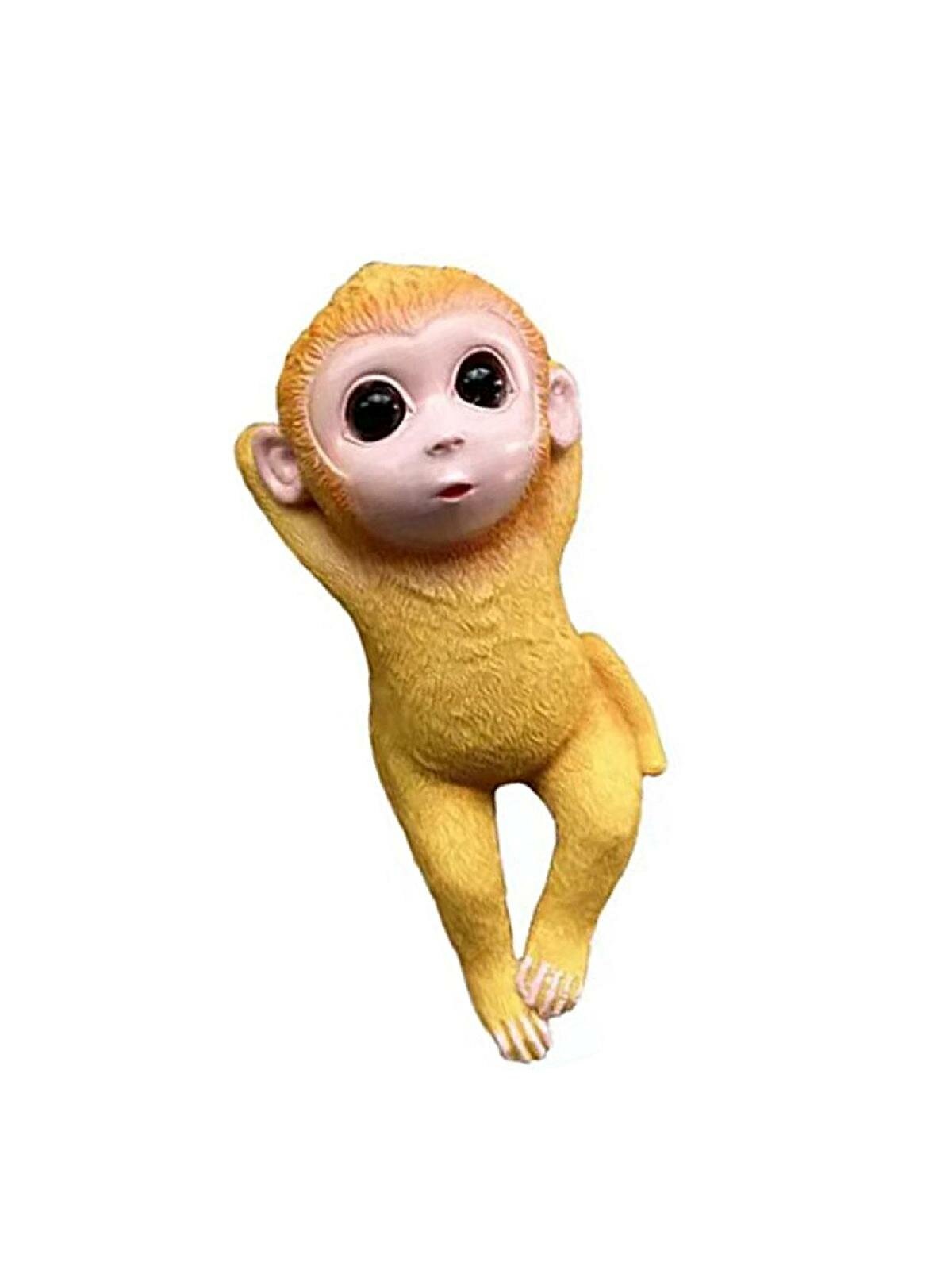 Горшки в форме обезьяны, компаньоны, кашпо из смолы, вешалки для кашпо на крыльце