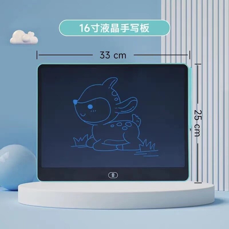 16/ 20inch LCD планшет для письма для детей, доска для рисования, маленькая черная доска для бизнеса, очень большая LCD доска для письма