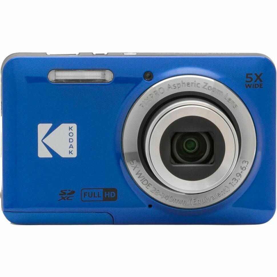 Фотоаппарат Kodak FZ55 Blue, 5-х кратный опт зум, 16Мп, встр аккум, 2016077