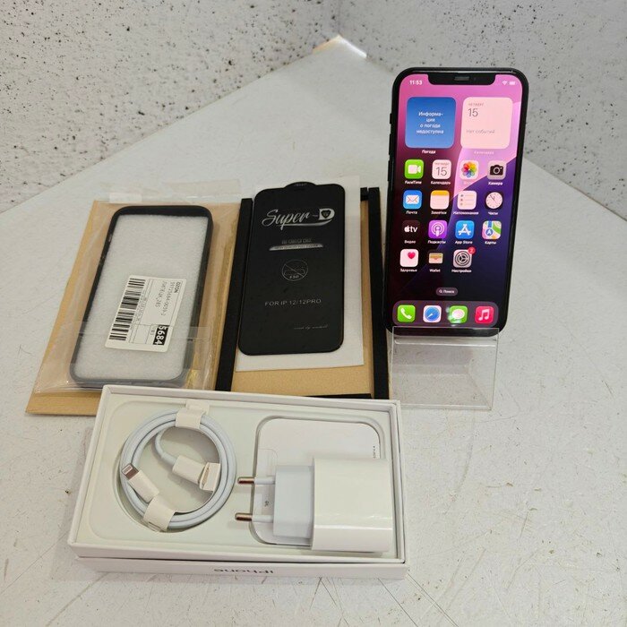 Смартфон Apple iPhone 12 4/256 Черный