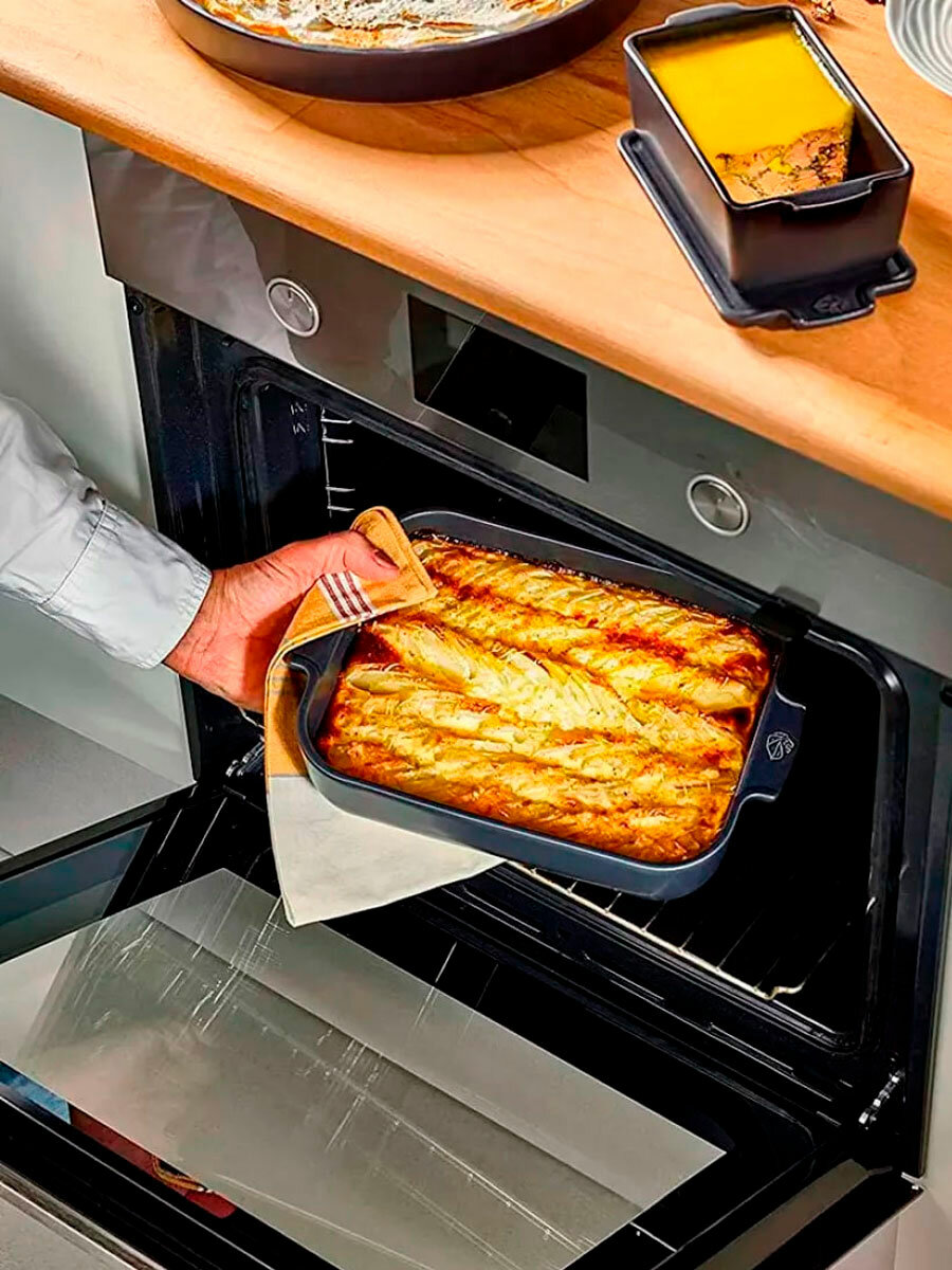 Форма для запекания Peugeot Light Grey 22x36см, для запекания в духовке