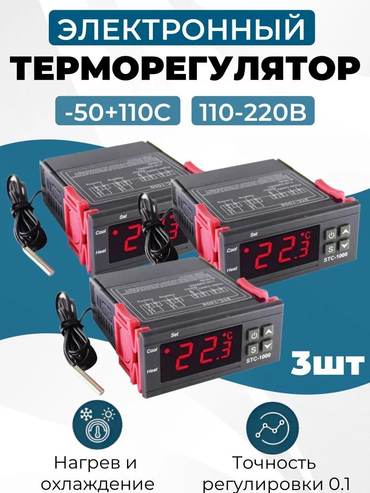 Kebidu Терморегулятор/термостат Для радиаторного отопления, Для систем обогрева грунта, черный