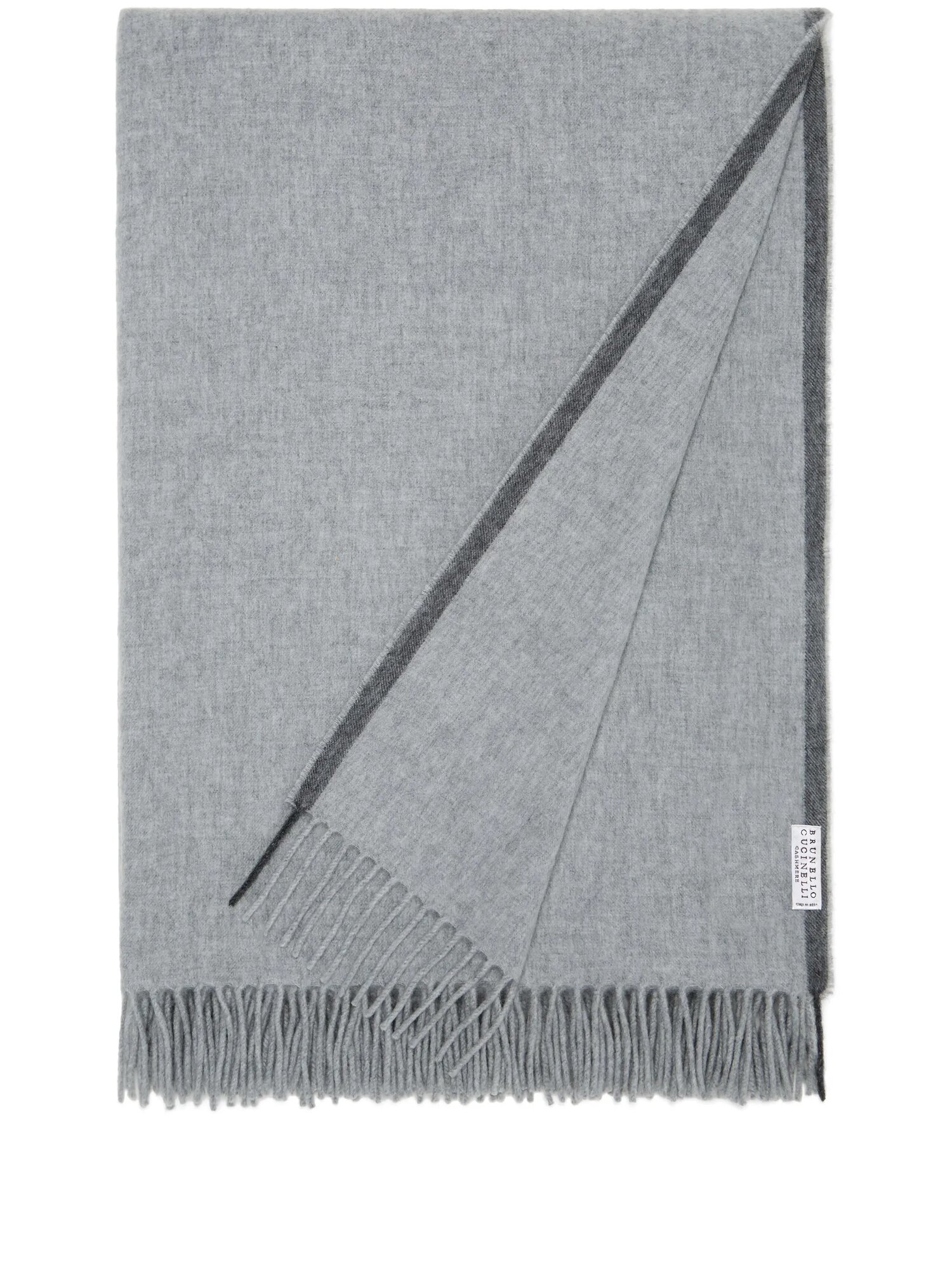 Кашемировое покрывало (140 x 140 см), OneSize , Grey