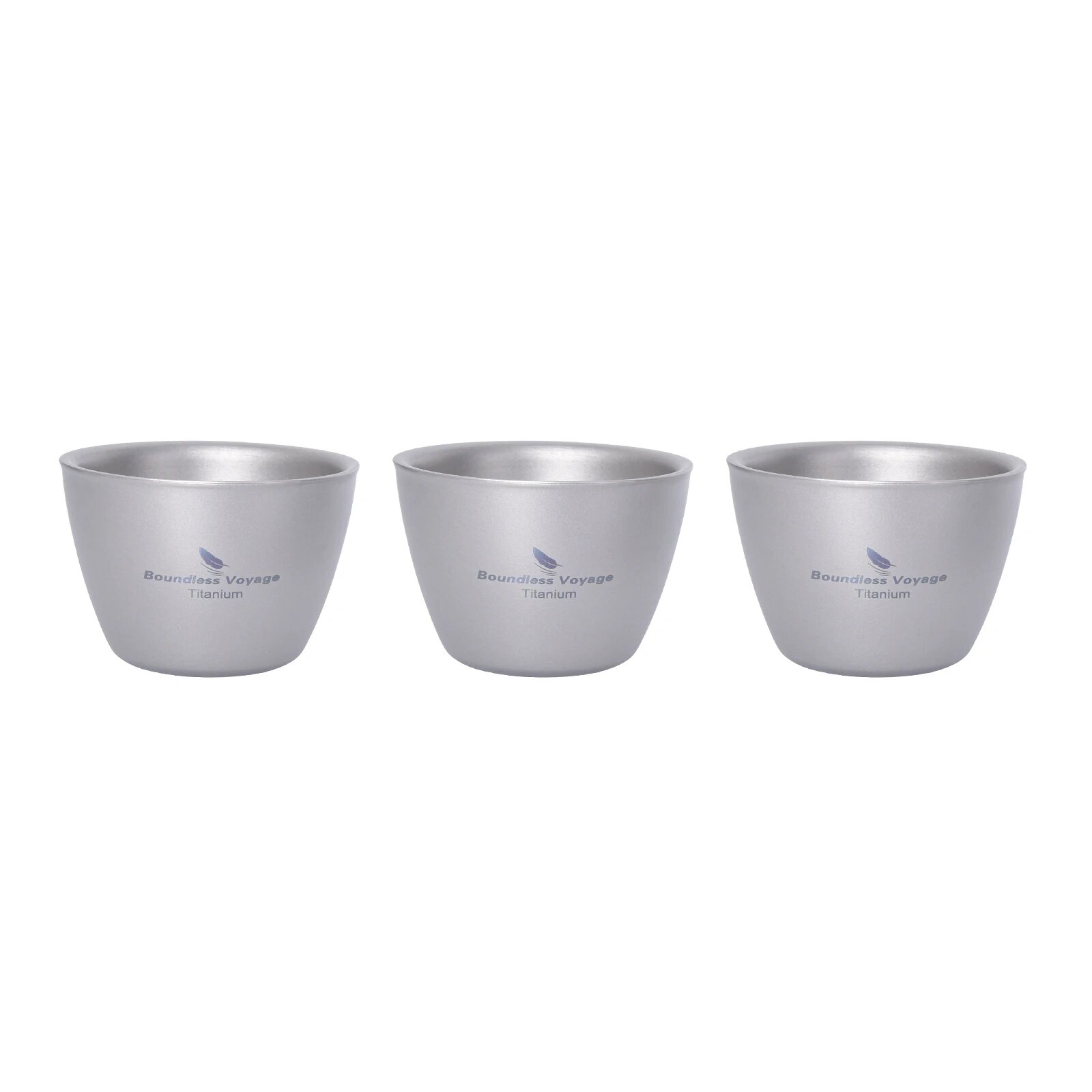 Кейт походная чашка для чая Ti3089D титан 40 мл Ti3089D 3 pcs cups