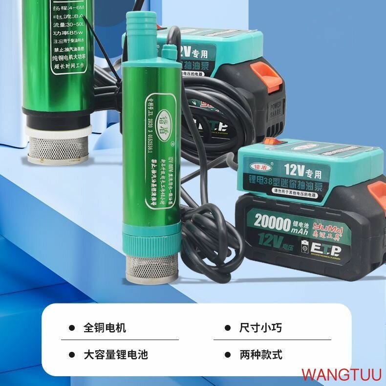 Бочечный насос,100Вт,6м