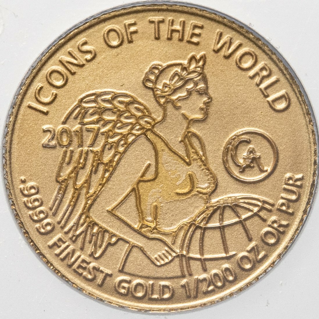 Руанда 10 франков 2017 Свобода, Золото, в сохранности UNC