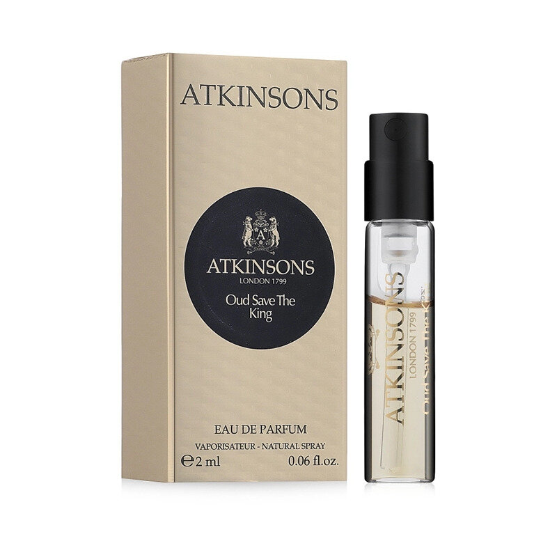 Парфюмерная вода Atkinsons Oud Save The King миниатюра 2 мл / Пробник духов Аткинсон Уд Сейв Зе Кинг