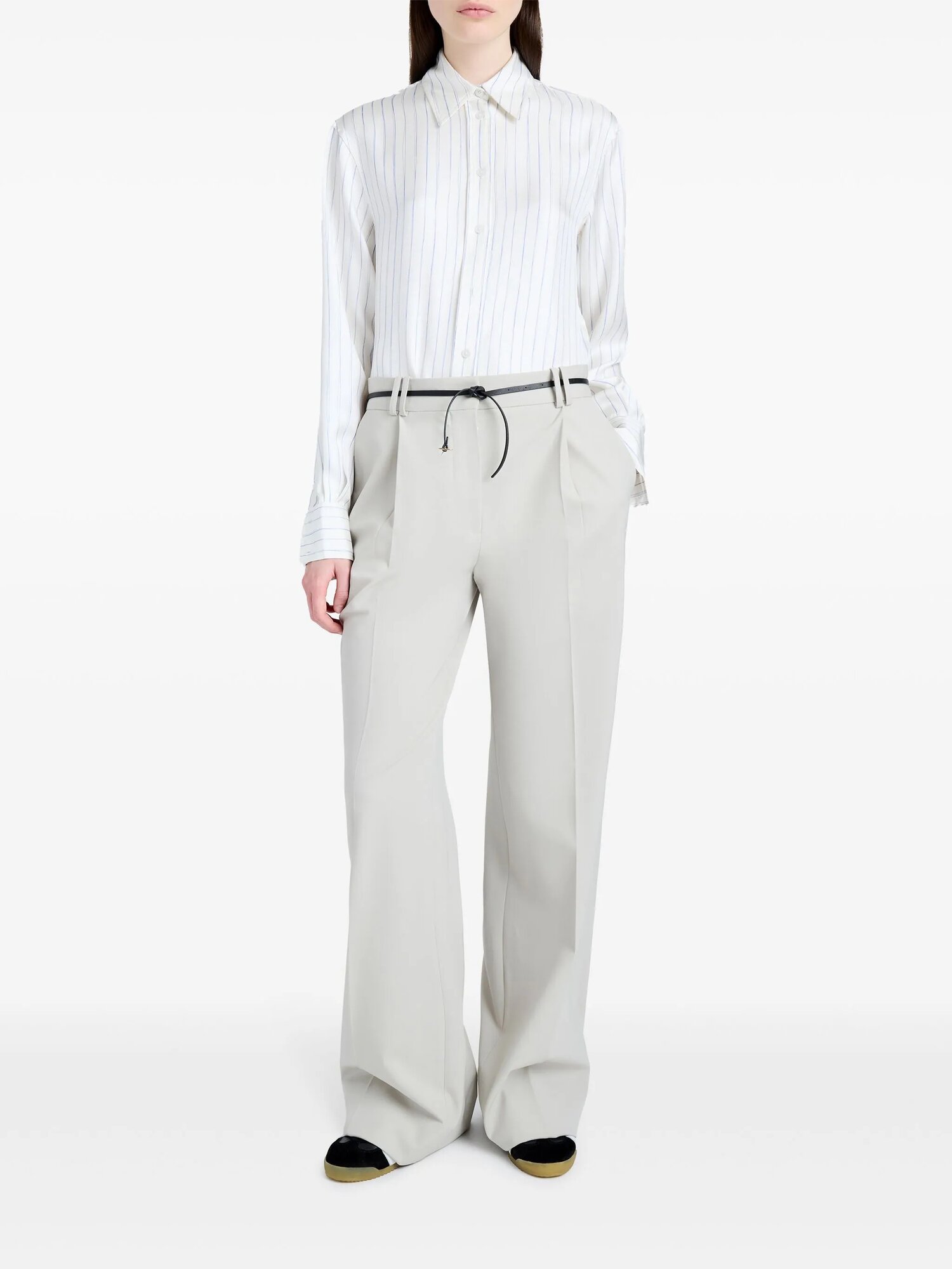 Брюки классические Proenza Schouler White Label, размер 6 US, светло-бежевый — фото 1