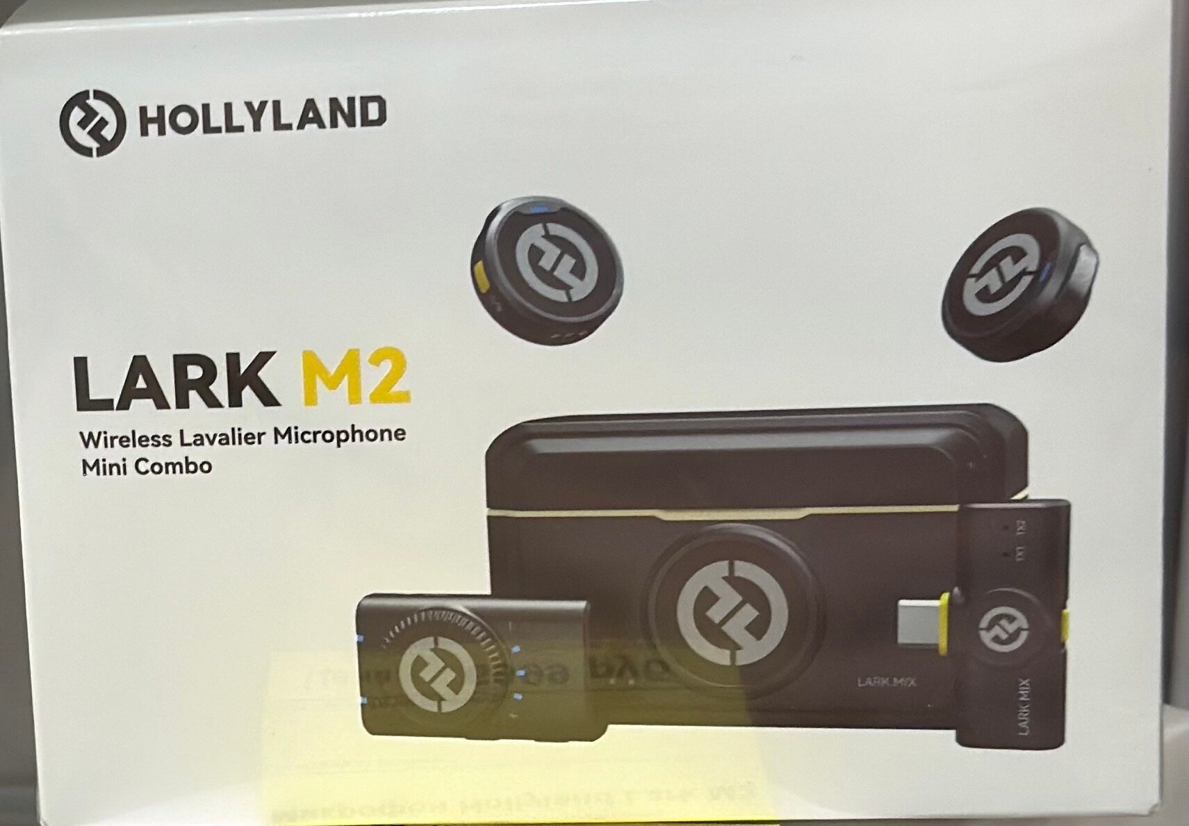 Микрофон петличный Hollyland LARK M2-mini COMBO, черный для видеоблога