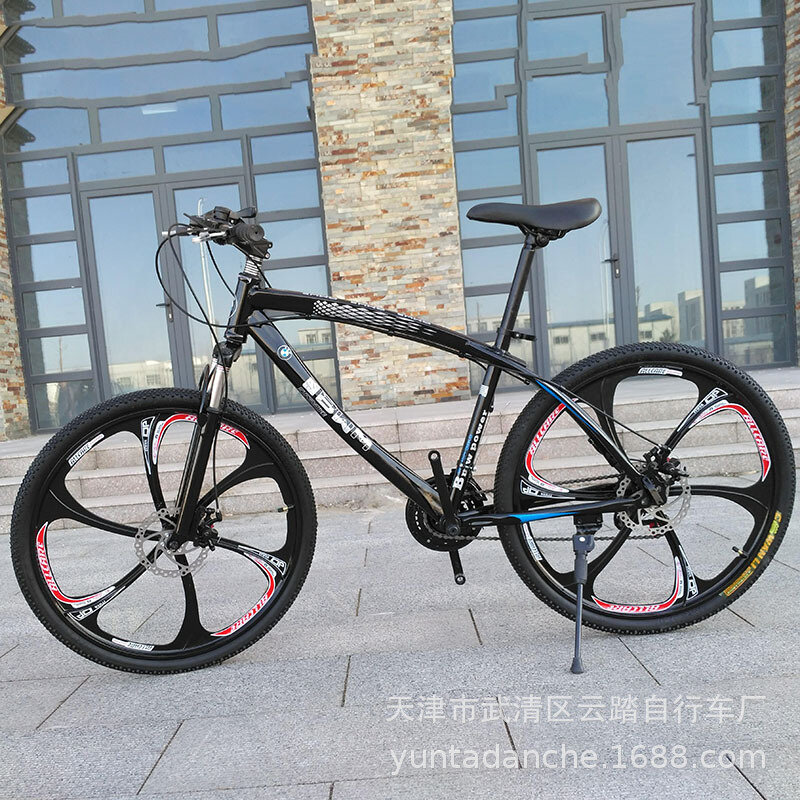 Горный велосипед в стиле BMW для взрослых, мужчин и женщин, с амортизаторами и дисковыми тормозами, подходит для внедорожных гонок, езды по шоссе и использования студентами.