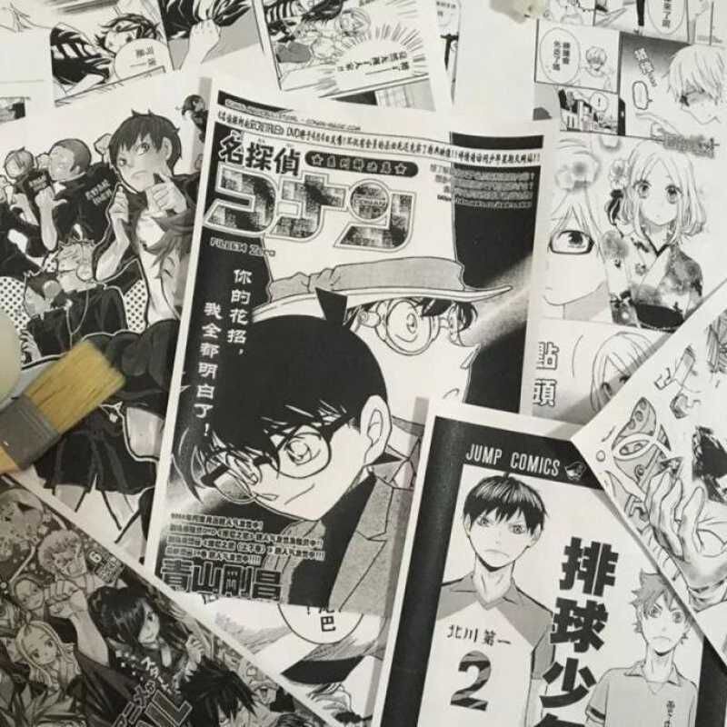 Stylish anime themed selfadhesive wall art for creative room decoration haikyu 20 papers