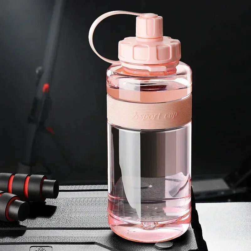 Пластиковая бутылка для воды 2 литра Розовый, 1500ml, Pink