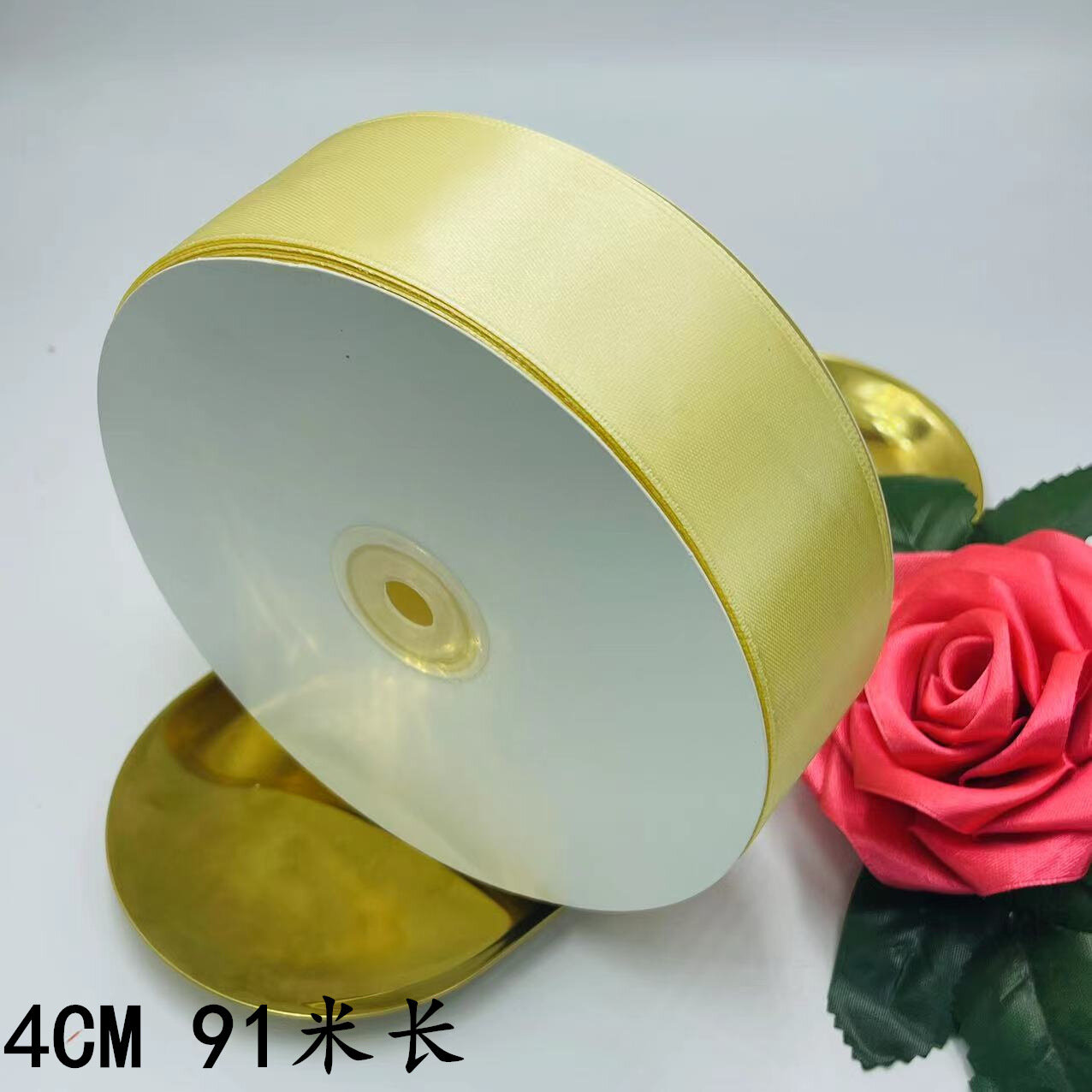 4 см лента большая красная атласная лента DIY лента для роз лента для бордюра лента для дня рождения лента для завязки