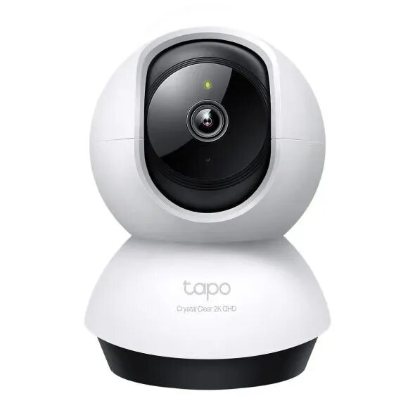 TP-Link Tapo TC72 (C220) Wi-Fi-камера с разрешением 2K QHD (4 Мп), поворот на 360, ночное видение, отслеживание движения, двустороннюю связь, поддержку карт MicroSD объемом до 512 ГБ
