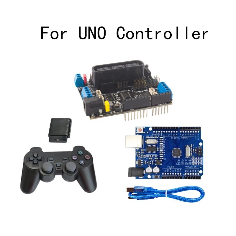 Программируемый робот YoufangSmart For Arduino Shield Board Синий, For UNO full set