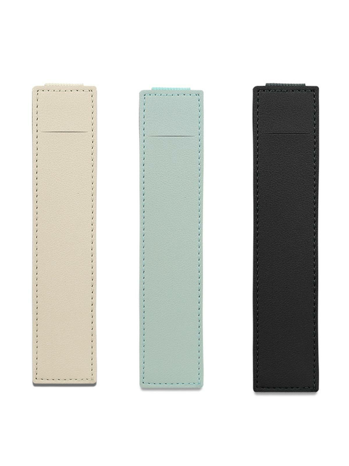 Держатели ручек с резинками 3шт, чехлы для ручек, кожаный чехол для ручек с резинкой