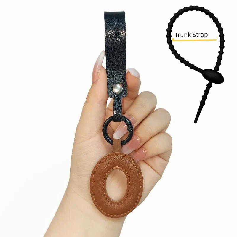 Кожаный бирка-идентификатор для багажа, защита от потери, привлекательный, элитный, оригинальный, уникальный, в виде