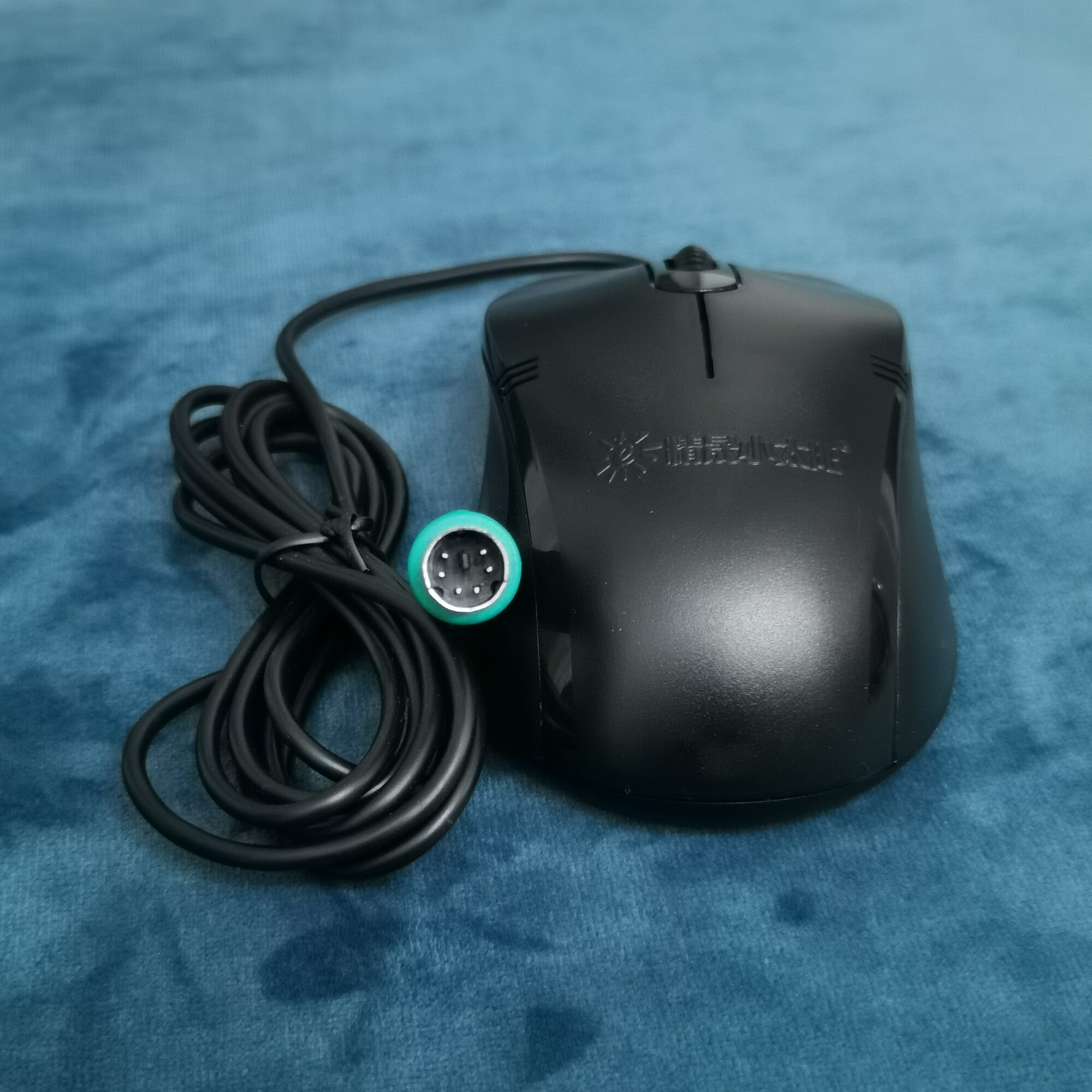 Мышь проводная PS2 с круглым разъемом, классическая, для настольного компьютера, офиса, дома, с круглой головкой, для