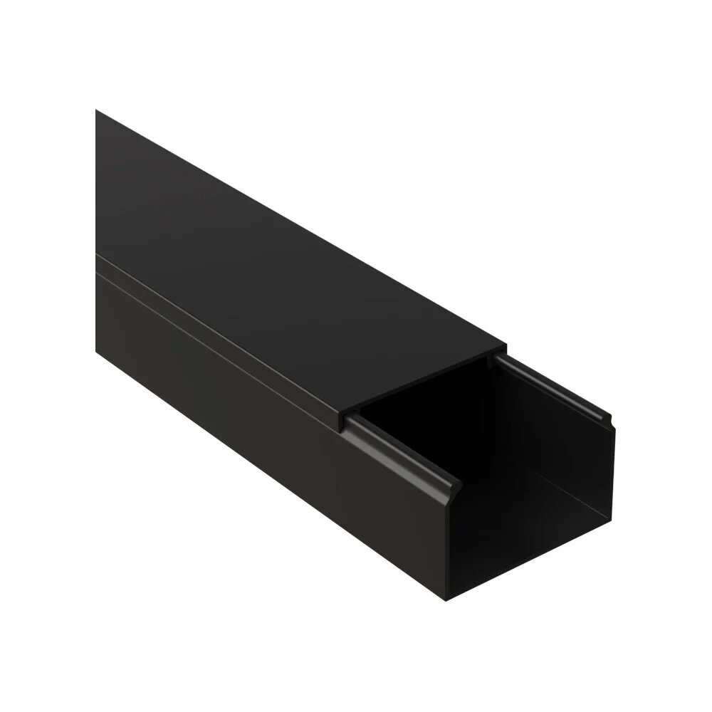 Мини-канал Экопласт Mex40/25bl 40x25 мм, 1шт=2м, черный 77010BL-2