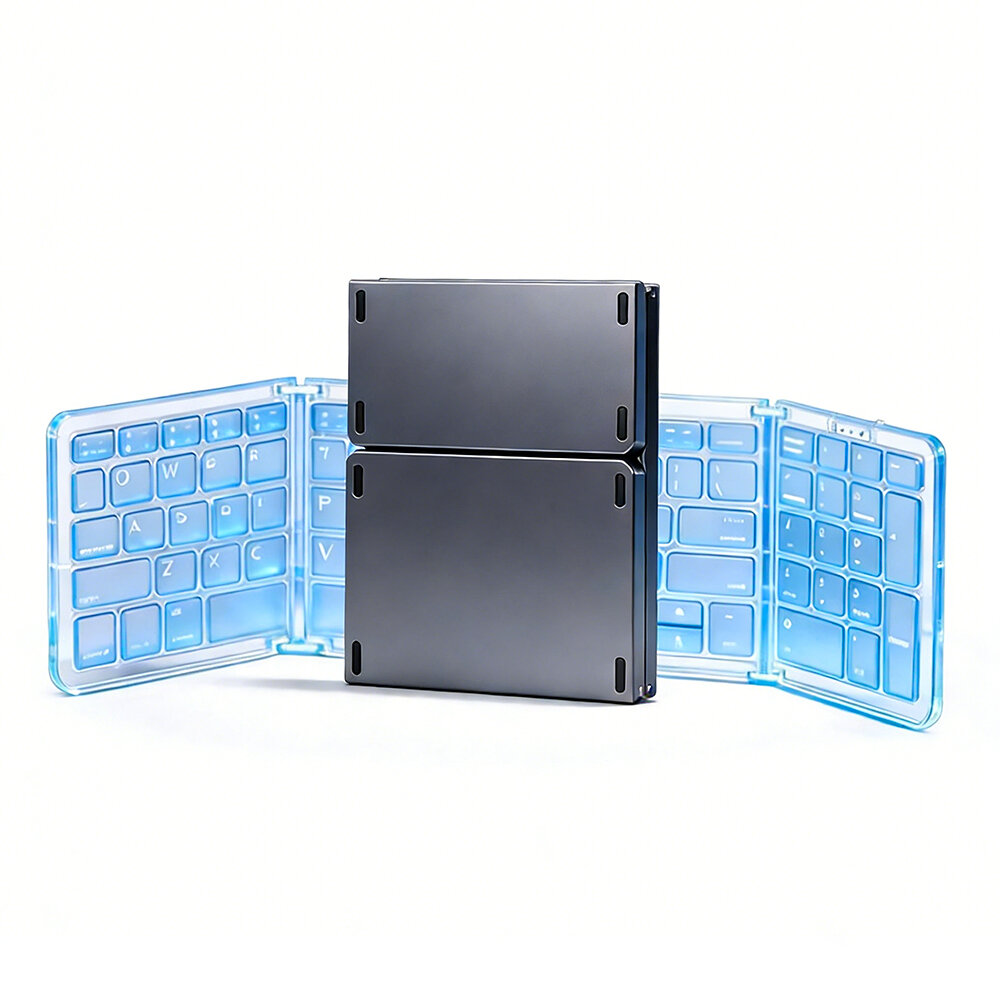 Портативная Bluetooth-клавиатура, поддержка IOS/Android/Windows, подключение к трем устройствам