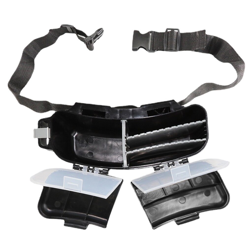 Multiple Layer Fishing Baits Organizers Waterproofed Waist Mounted Tackle Box for Freshwaters Saltwater Angling