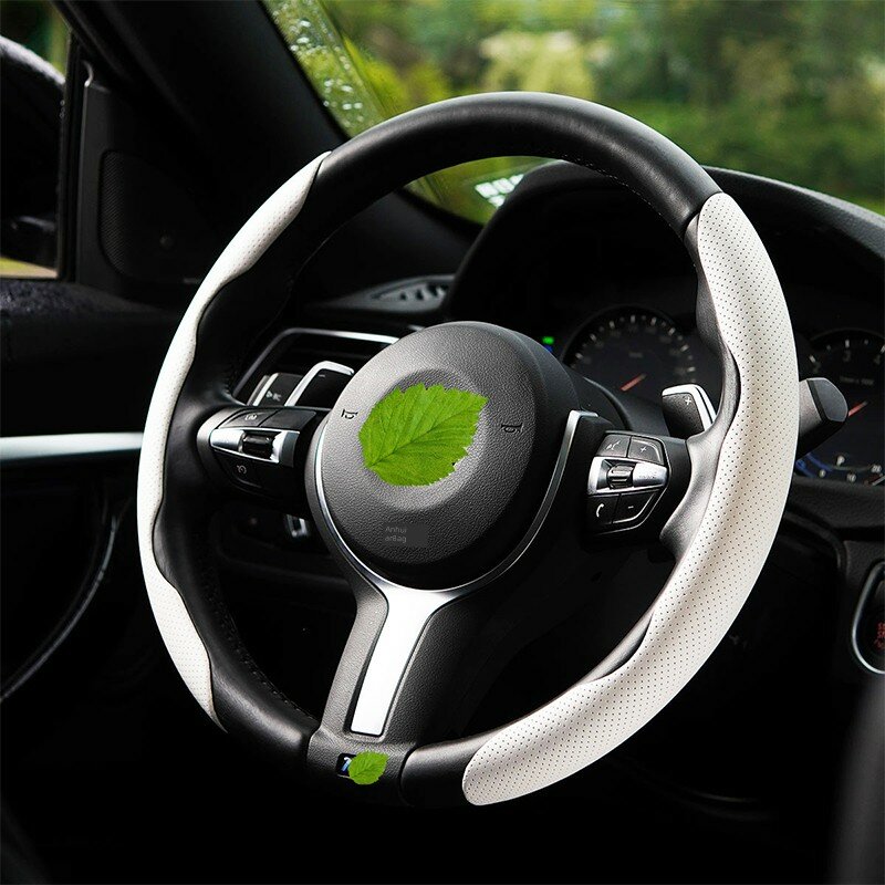 Высококачественный чехол на руль из кожи наппа, новая модель 2025 года, подходит для всех сезонов, нескользящий,